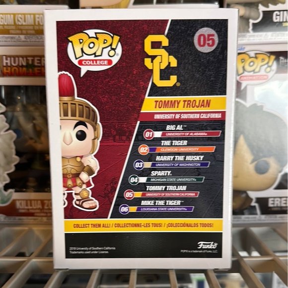 Funko | Toys | Funko Pop College Mascots Usc Traveler Tommy Trojan ...